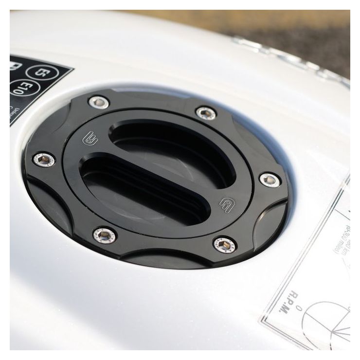 Oberon Fuel Cap for Triumph & Aprilia Motorcycles - Moore Speed Racing